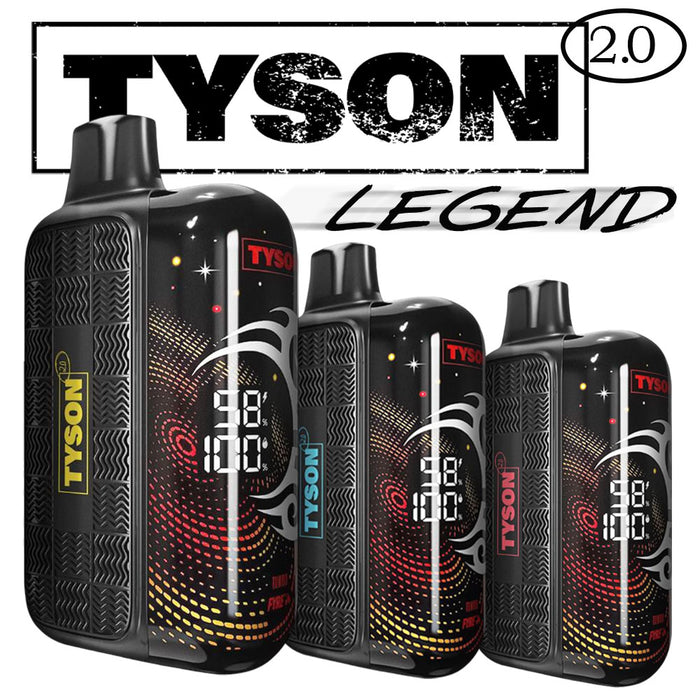 Tyson 2.0 Legend 30K Disposable Vape - The King of Longevity & Power