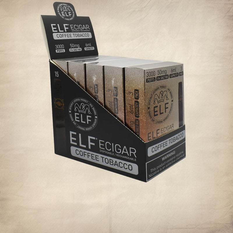 Online E-Cigar Vape Shop with Ecigars in 6 Tobacco Flavors - 1, 3 ...